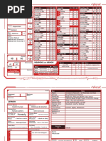 (Template) Cyberpunk RED Character Sheet | PDF
