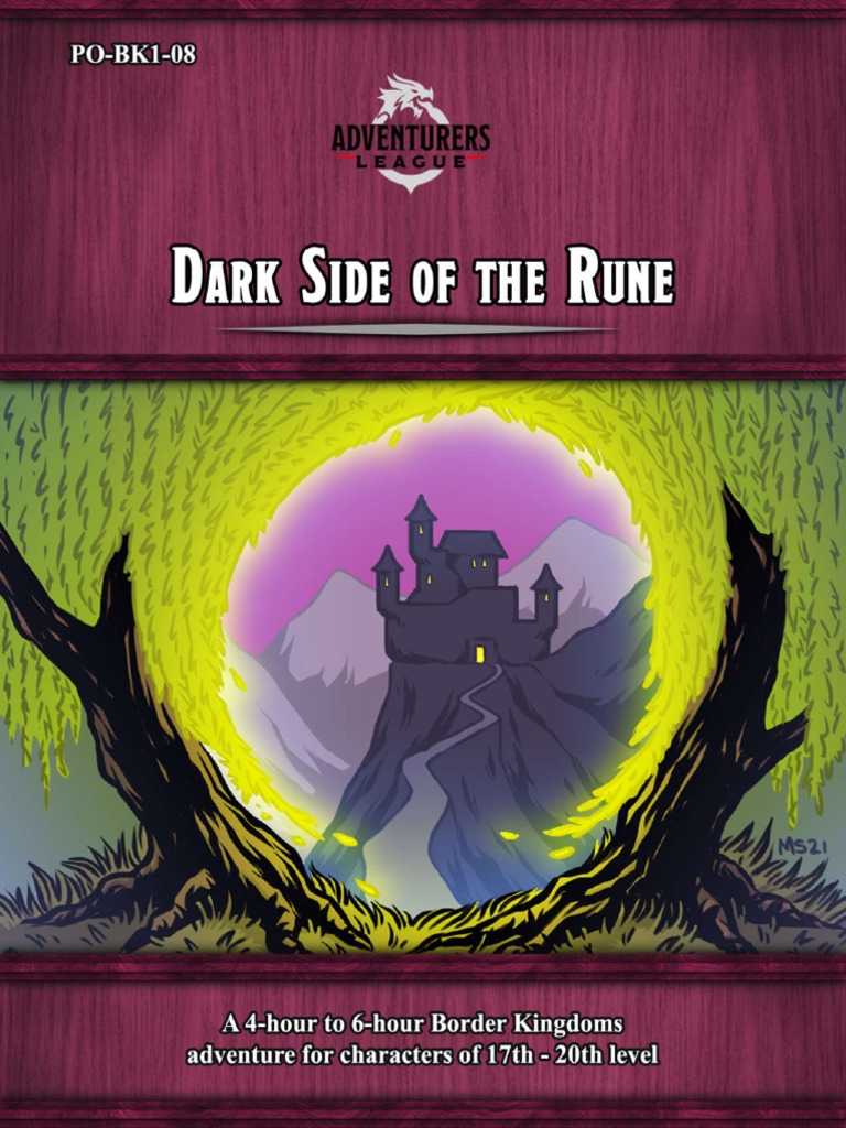 PO-BK-1-08 Dark Side of The Rune (17-20) | PDF | Wizards Of The Coast