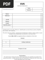 End User Declaration Eud Form | PDF | Business