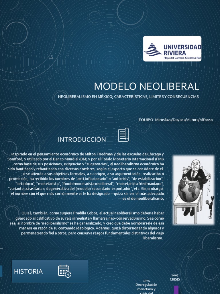 Modelo Neoliberal | PDF | Inflación | Neoliberalismo