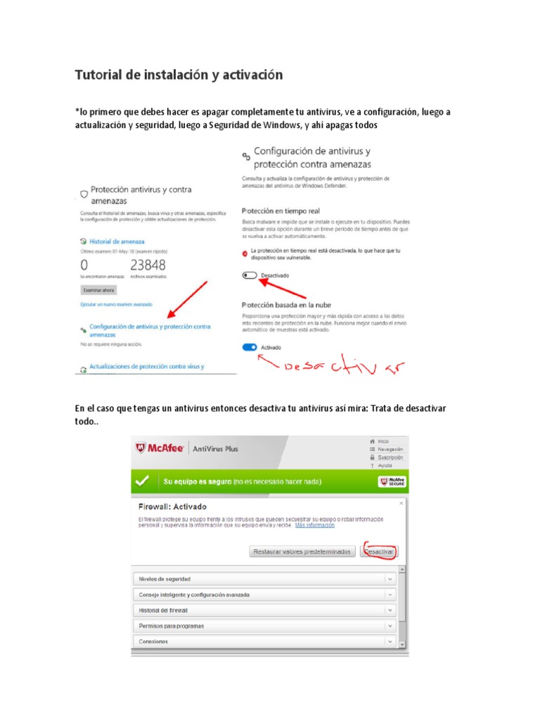 Tutorial de Instalación y Activación | PDF