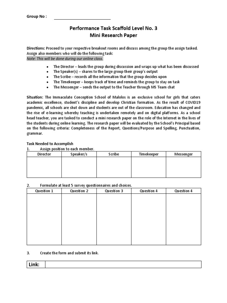 Performance Task 3 | PDF
