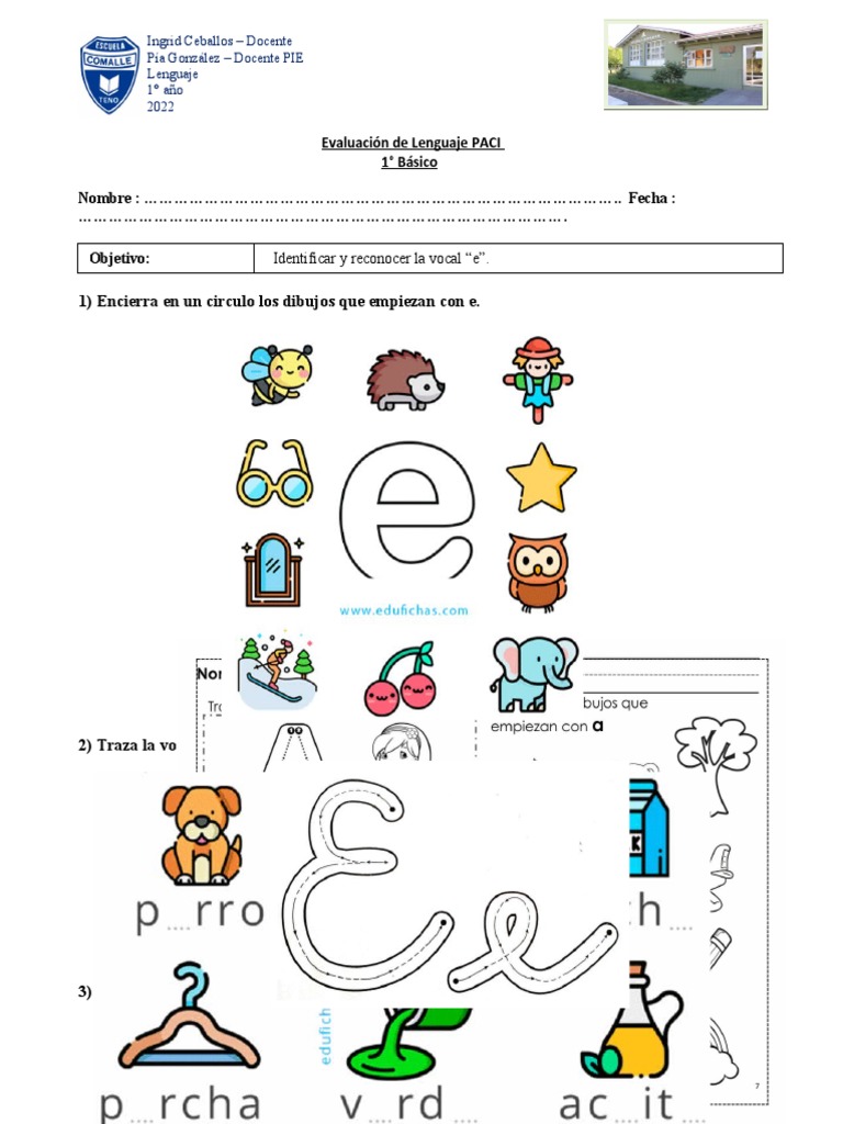 Evaluación Vocal e 08.09.22 | PDF