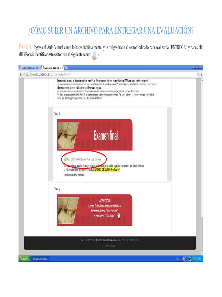 Instructivo para Subir Un Archivo | PDF | Informática