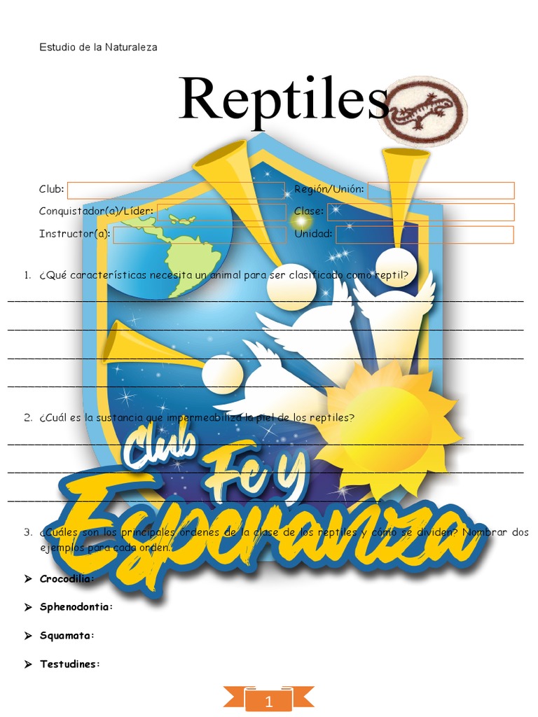 Especialidad Reptiles | PDF | Serpiente | Reptil
