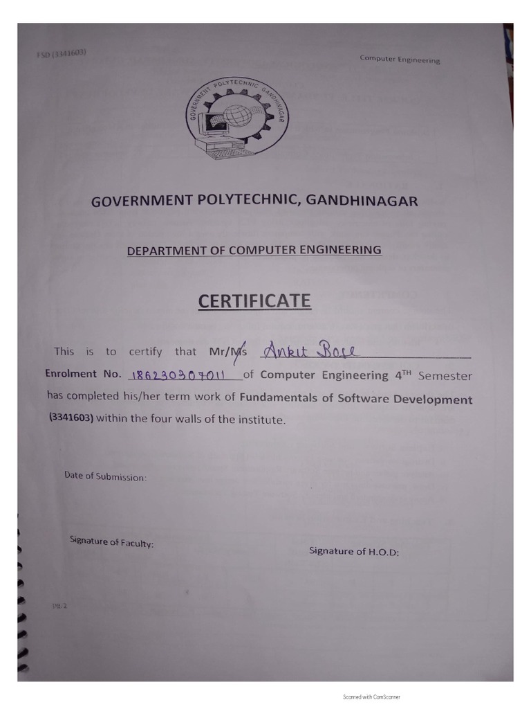 FSD Lab Manual | PDF