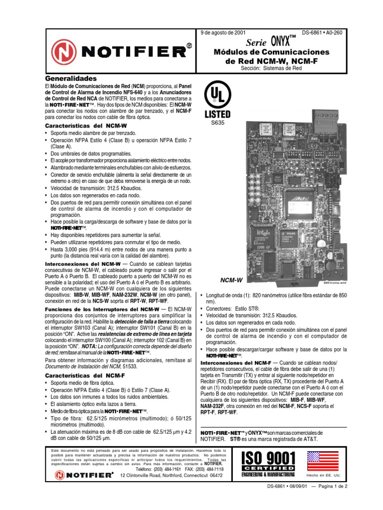 Tarjeta de Red NCM-W | PDF | Red de computadoras | Informática
