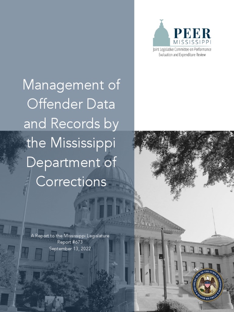 PEER On MDOC | PDF | Information Security | Internal Control