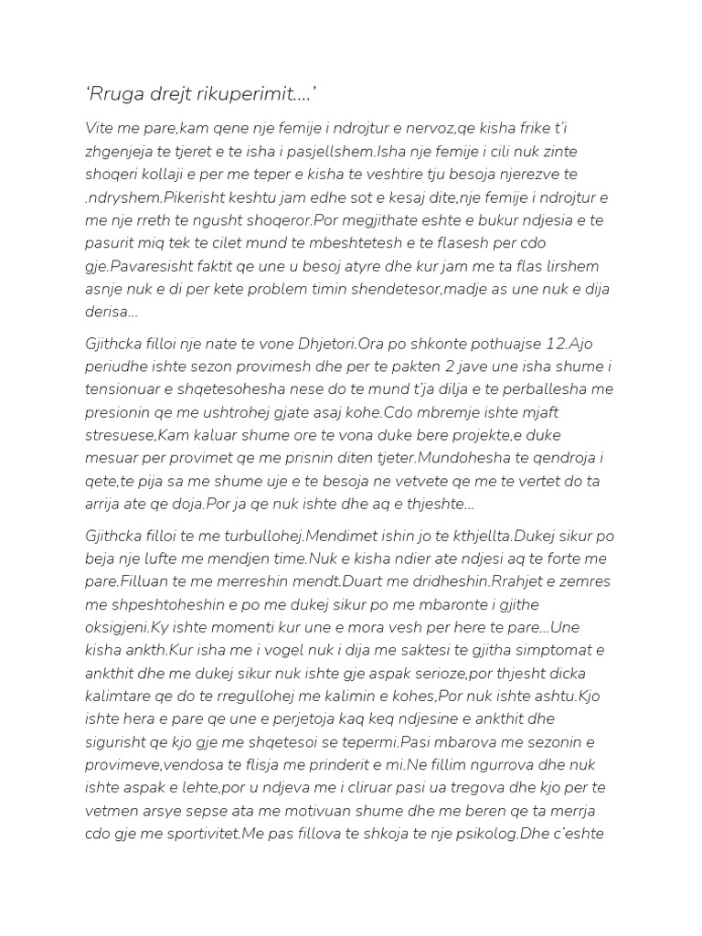 Rrefimi Rruga Drejt ... | PDF