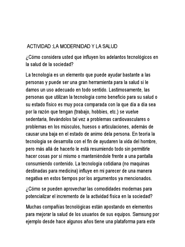 Modernidad y La Salud Yaddy Selene Palma | PDF | Big Data | Seguridad y ...