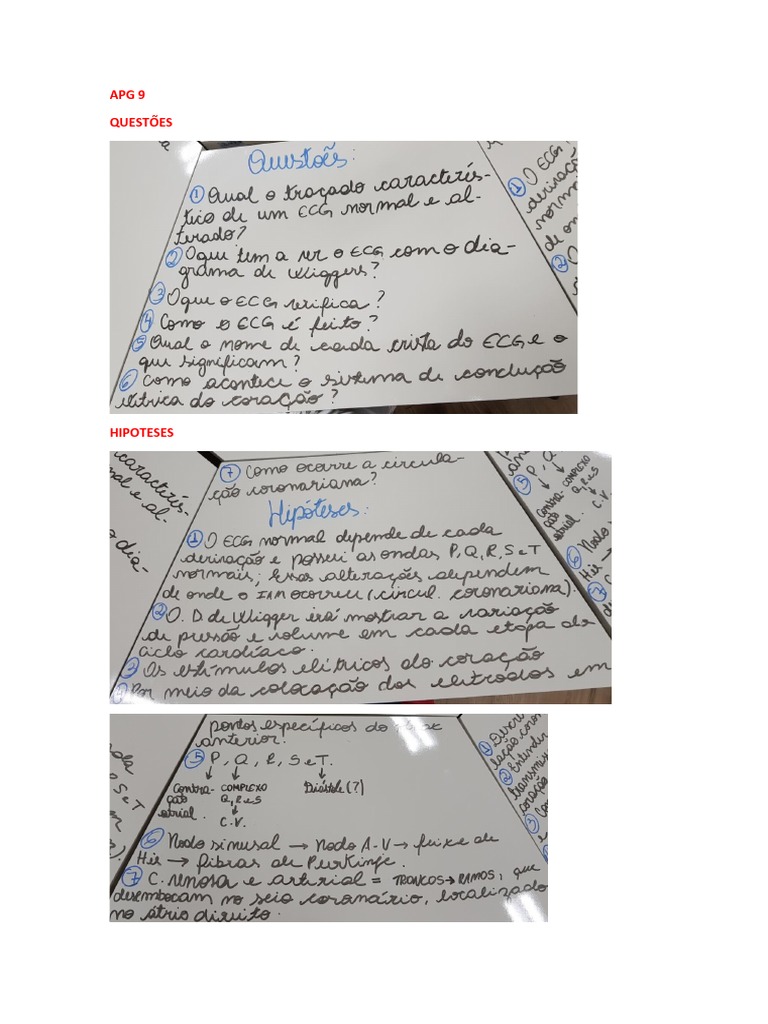 Apg 9 - Ecg | PDF | Coração | Eletrocardiografia