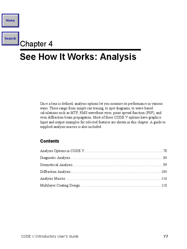 CODEV Ch5 | PDF | Aperture | Optics