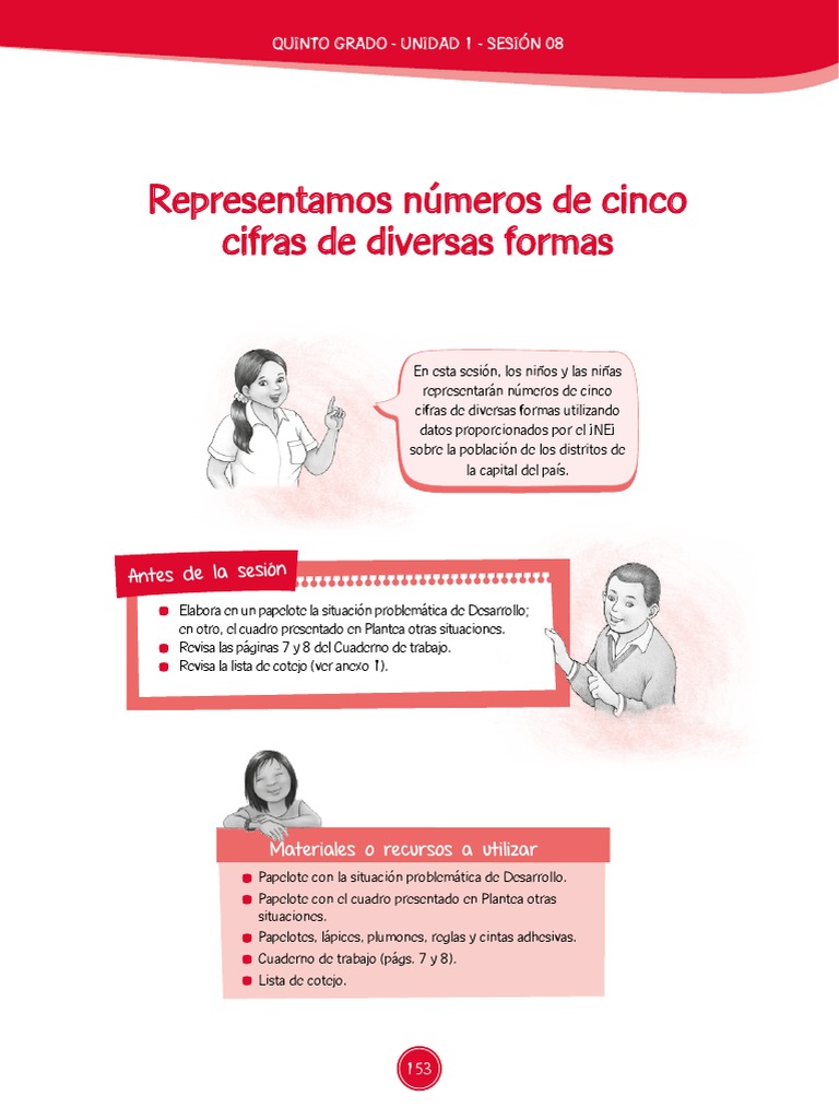 Representación de Números de 5 Cifras | PDF