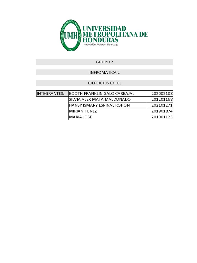 Tarea Ejercicio en Excel | PDF | Moneda | Mercado de divisas