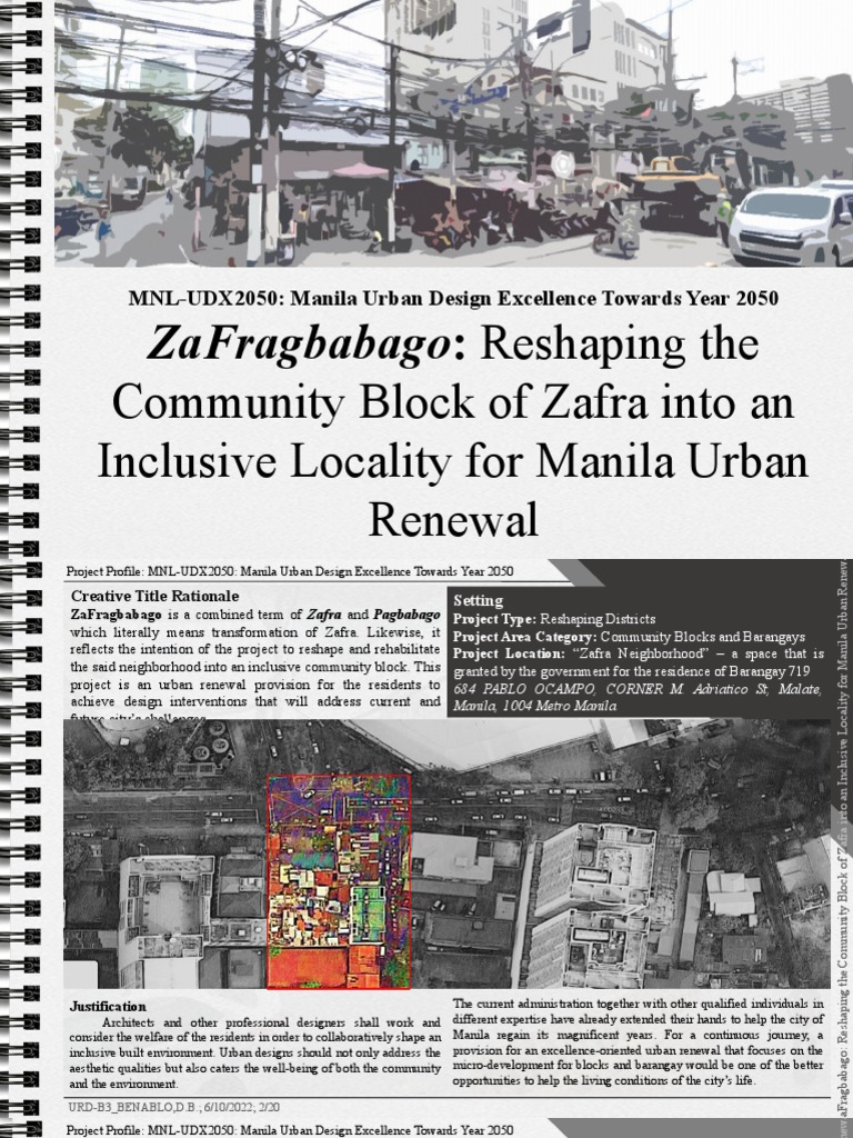 Urban Design Profile and Proposal | PDF | Urban Design | Manila