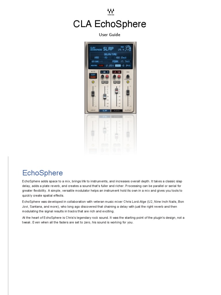 CLA EchoSphere | PDF | Telecommunications Engineering | Electronics