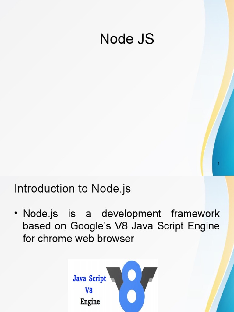 Intro Nodejs | PDF | Computer Architecture | System Software Intro Nodejs | PDF | Computer Architecture | System Software