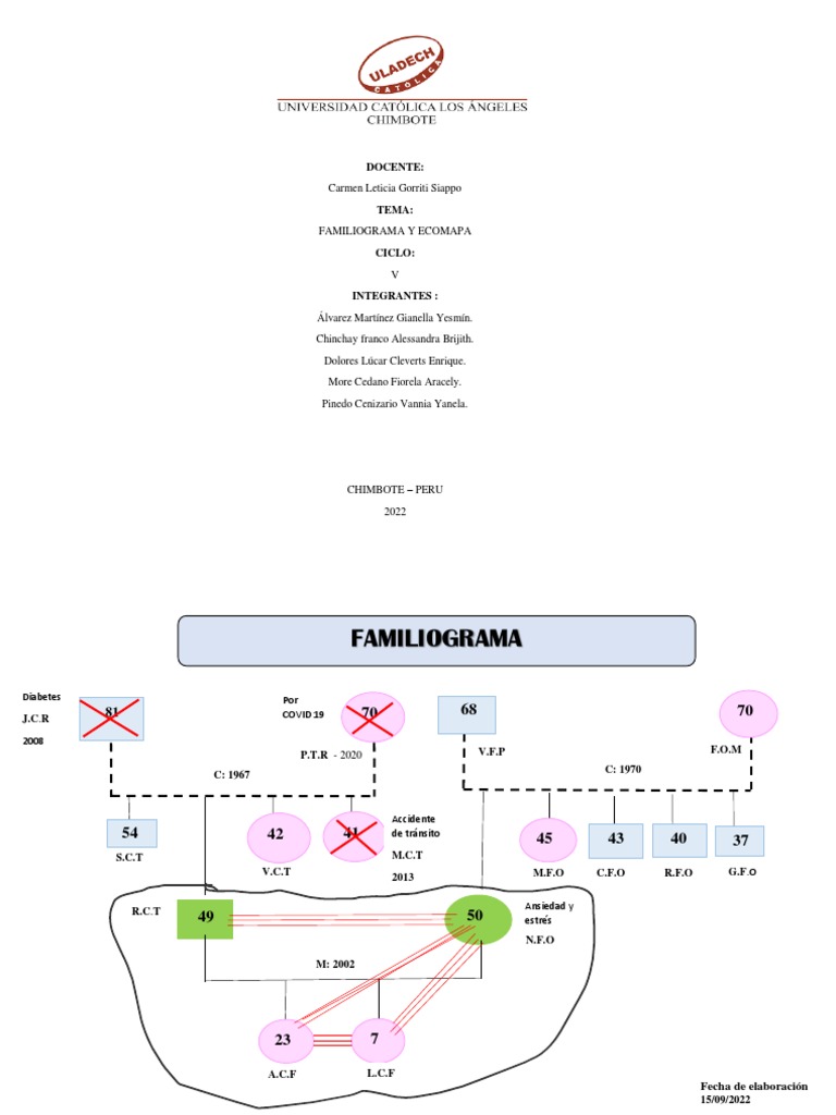 Familiograma y Ecomapa | PDF