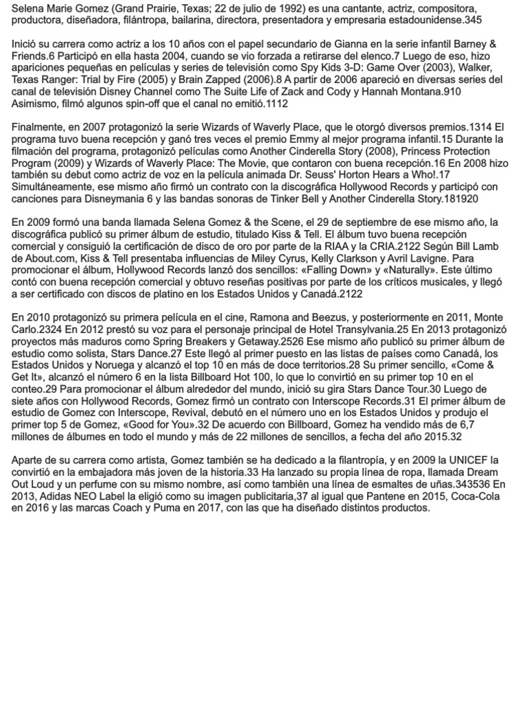 Selena | PDF | Dance Pop | Música grabada