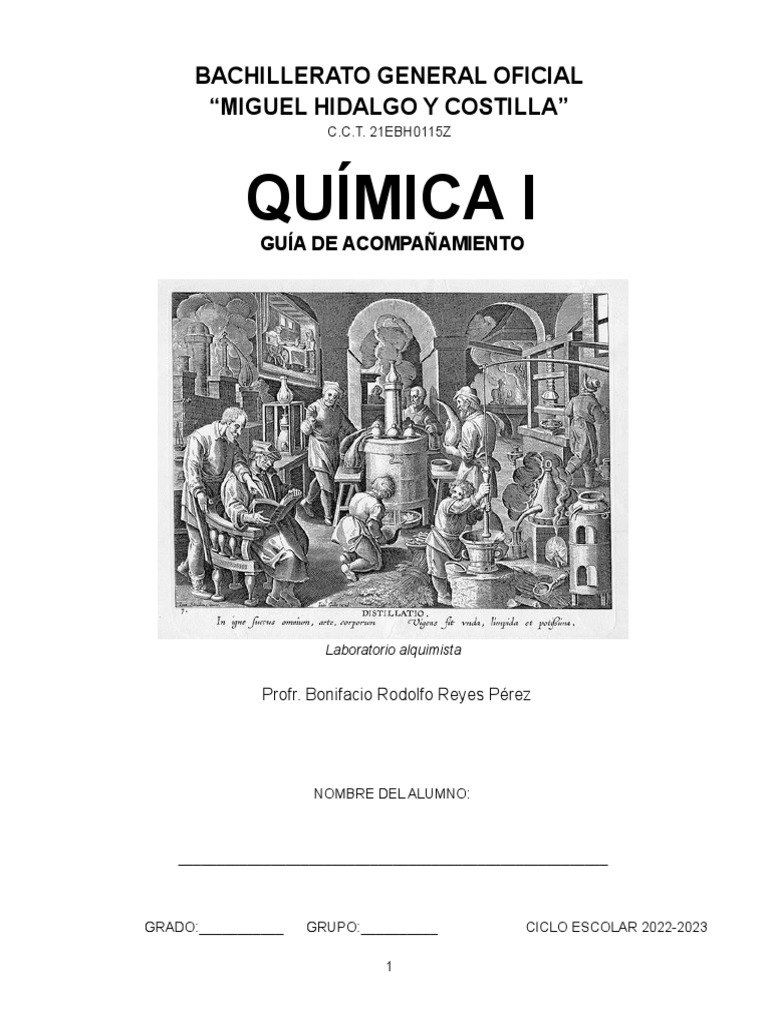 Guia Quimica I Pdf Núcleo Atómico Electrón