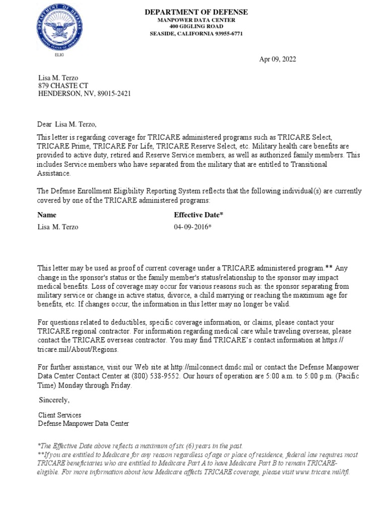 My Eligibility Letter | PDF | Medicare (United States) | The United States