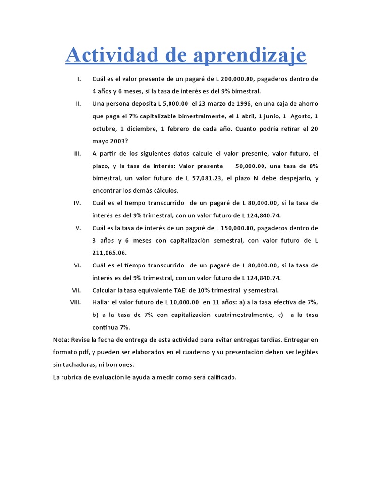 Actividad de Aprendizaje A07 | PDF