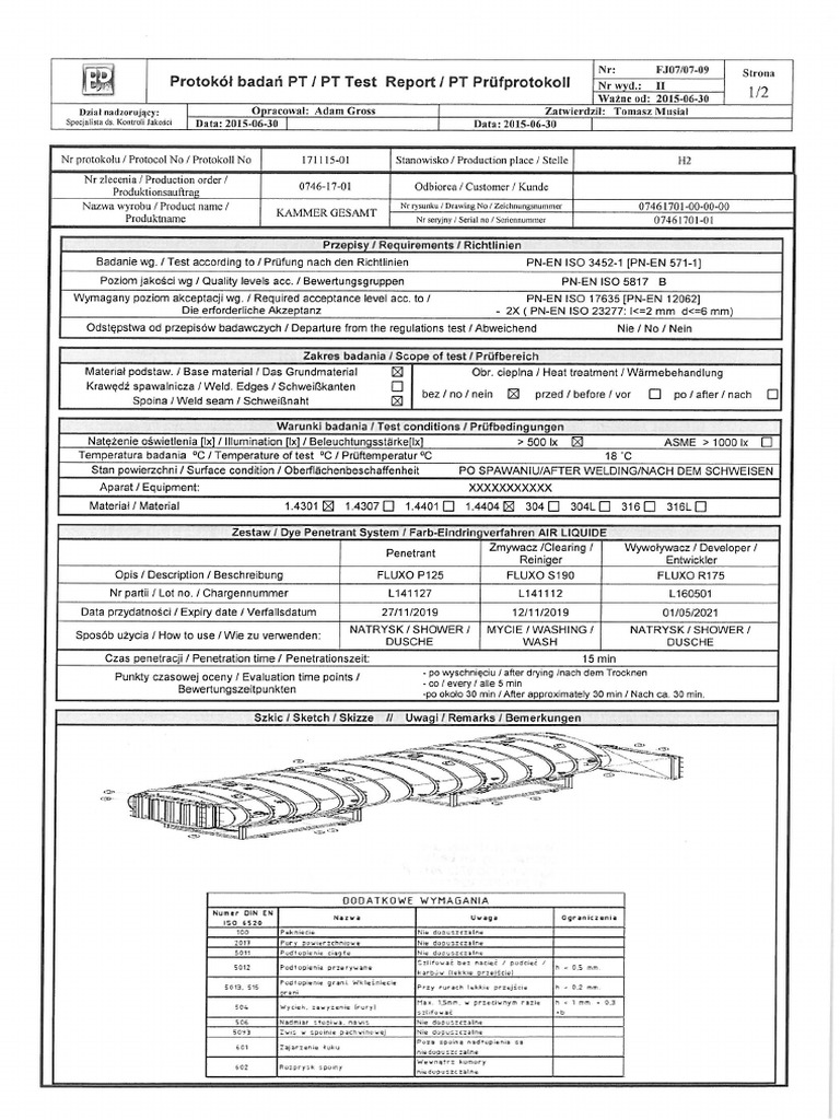 NDT - PT+VT | PDF