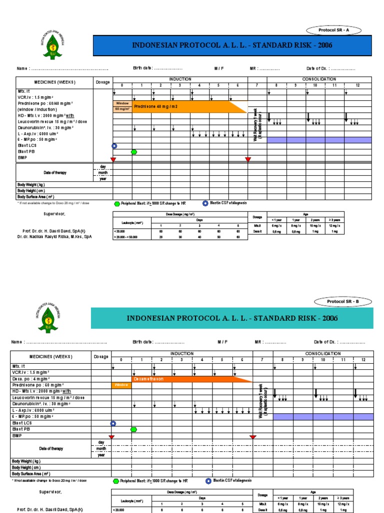 PROTOKOL ALL SR-AB HR-C Relaps | PDF | Products Of Chemical Industry ...