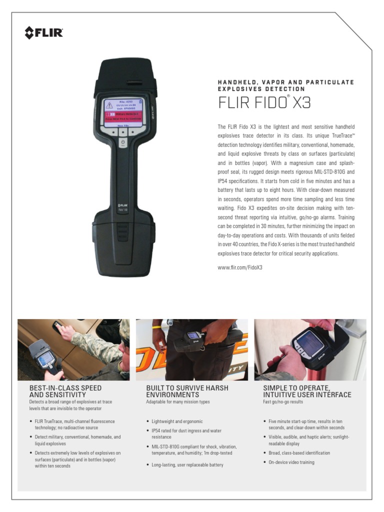 Fido X3 Datasheet US | PDF