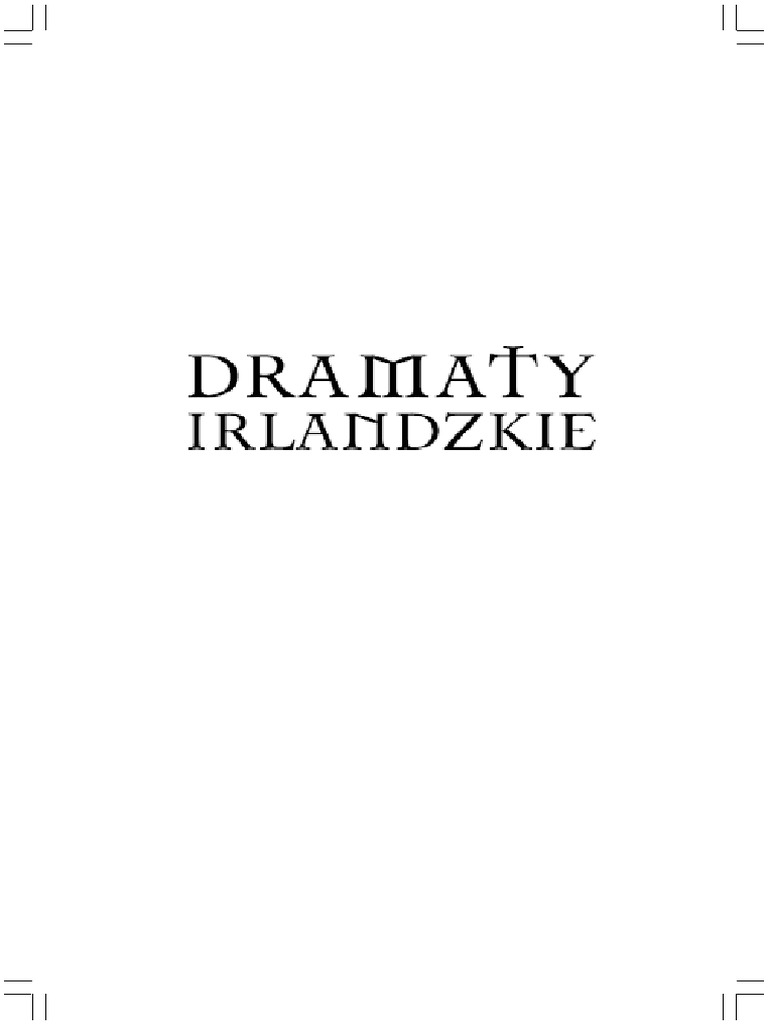 Dramaty Irlandzkie 2011 | PDF