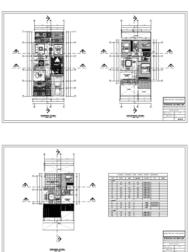 Plano de Vivienda Unifamiliar Lambayeque | PDF