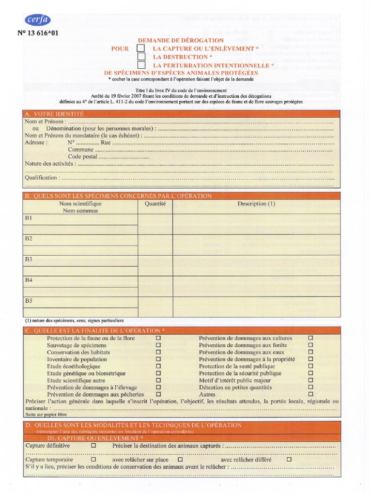Cerfa 13616 | PDF
