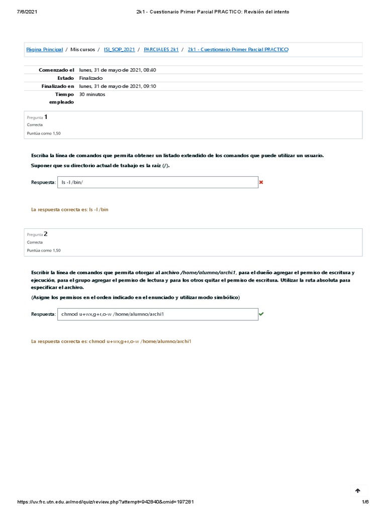 Examen Práctico de Comandos Linux | PDF | Archivo de computadora | Sistema de archivos