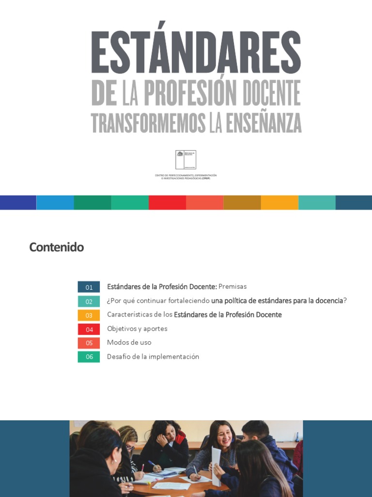 Lanzamiento Estandares de La Profesion Docente | PDF | Método de ...
