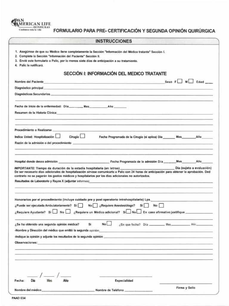 Formulario de Pre-Certificación 2020 | PDF