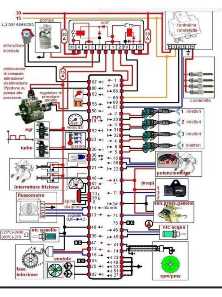 Diagrama Eléctrico Motor 5A. | PDF
