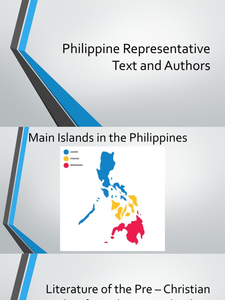 Philippine Representative Text and Authors | PDF