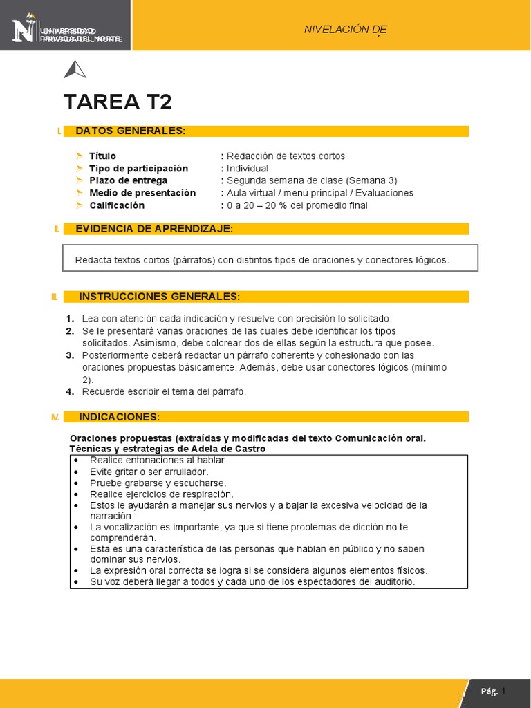 TAREA T2 - Perez Rimari Yasmin - COMU | PDF | Puntuación | Oración (Lingüística)
