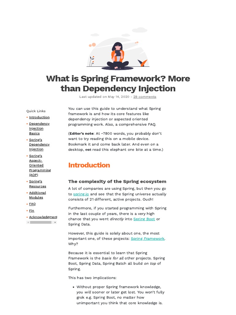 What Is Spring Framework | PDF | Spring Framework | Databases What Is Spring Framework | PDF | Spring Framework | Databases