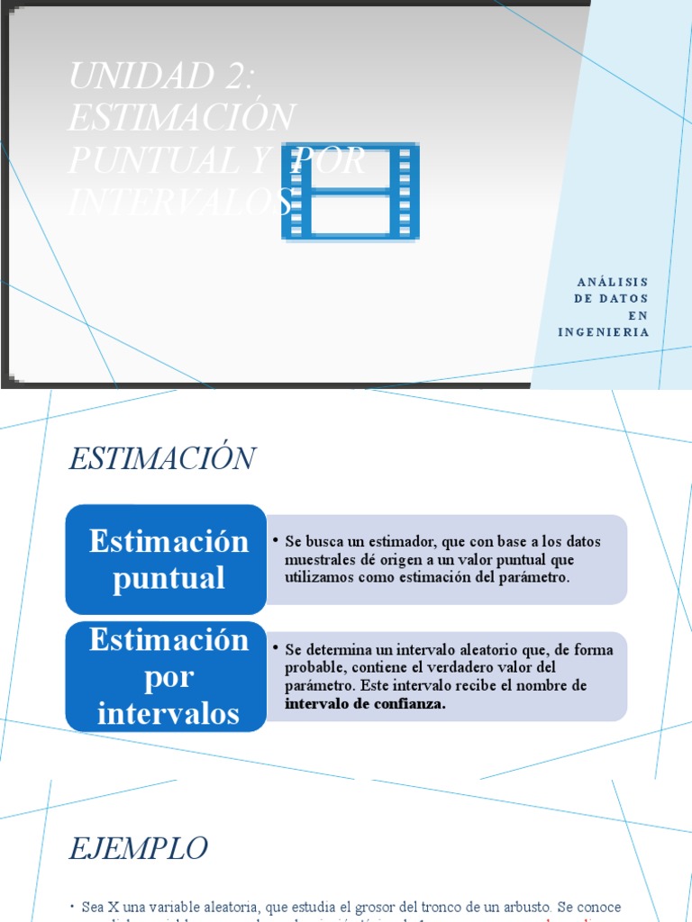 Unidad 2 | PDF | Estimador | Teoría de la estimación