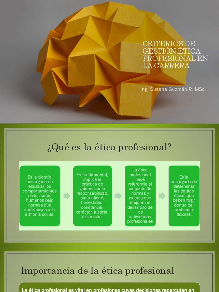 10 Criterios de Ética Profesional | PDF | Moralidad | Comportamiento