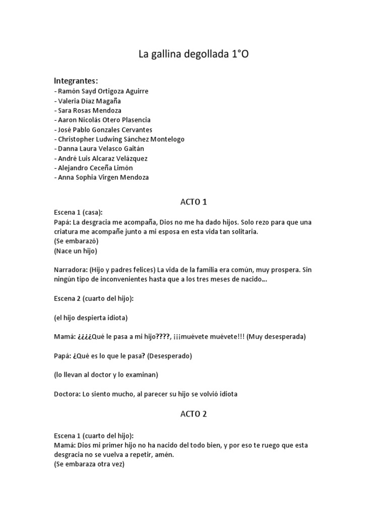 La Gallina Degollada | PDF