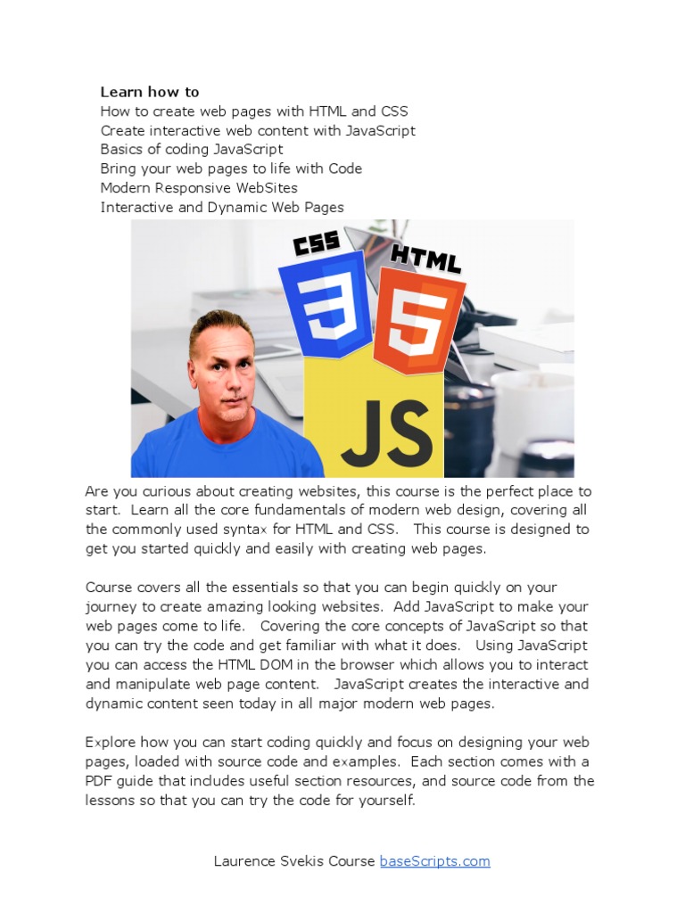 Html Css Javascript Coding Guide Pdf Html Element World Wide Web