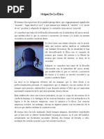 Etimología de Ética y Definición | PDF | Ética profesional | Moralidad