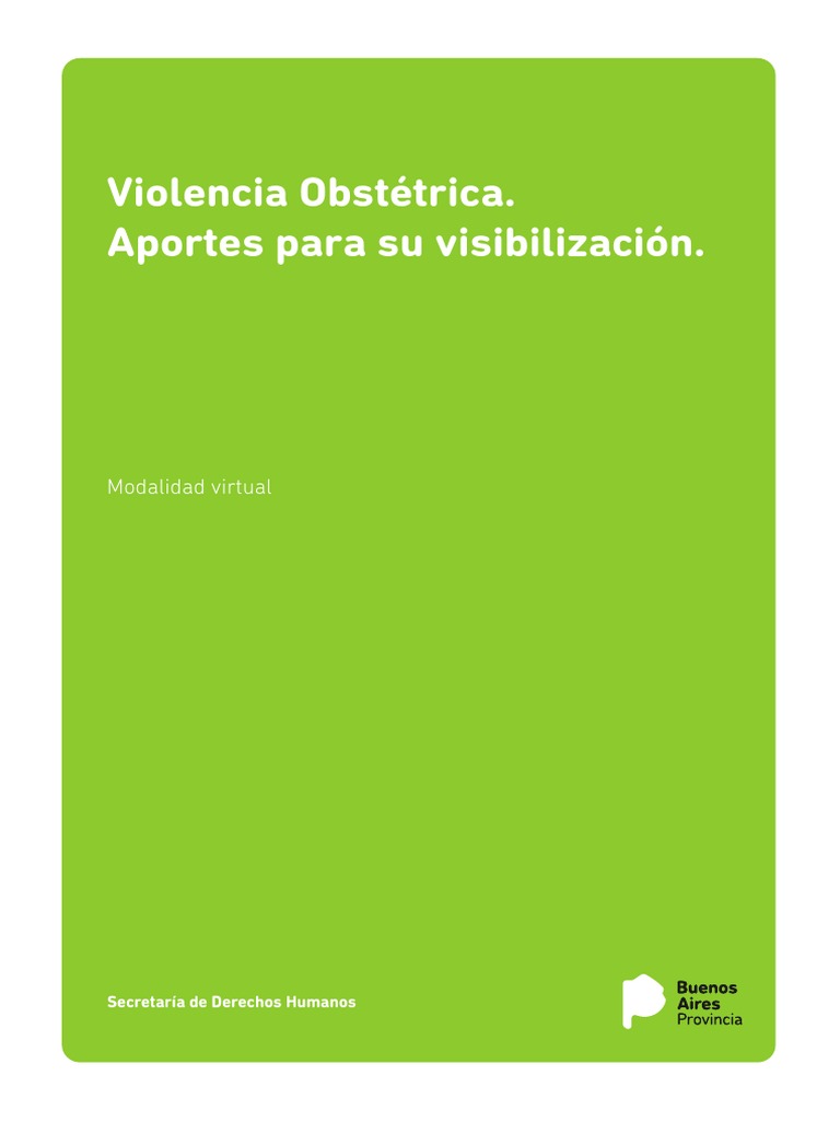 Módulo 1 Violencia Obstetrica | PDF | Género | Estudios de género