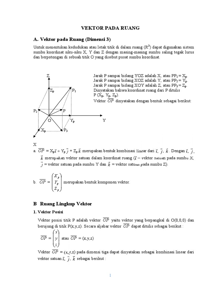 Vektor Di R3 | PDF