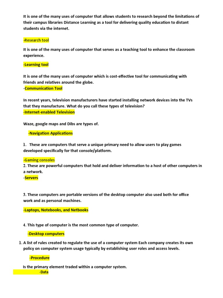 Reviewer Computer | Descargar gratis PDF | Software | Application Software Reviewer Computer | Descargar gratis PDF | Software | Application Software
