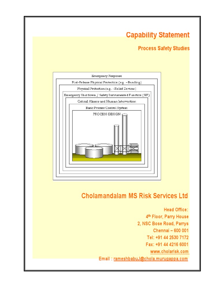 Process Safety Capability Studies | PDF | Risk | Emergency Management