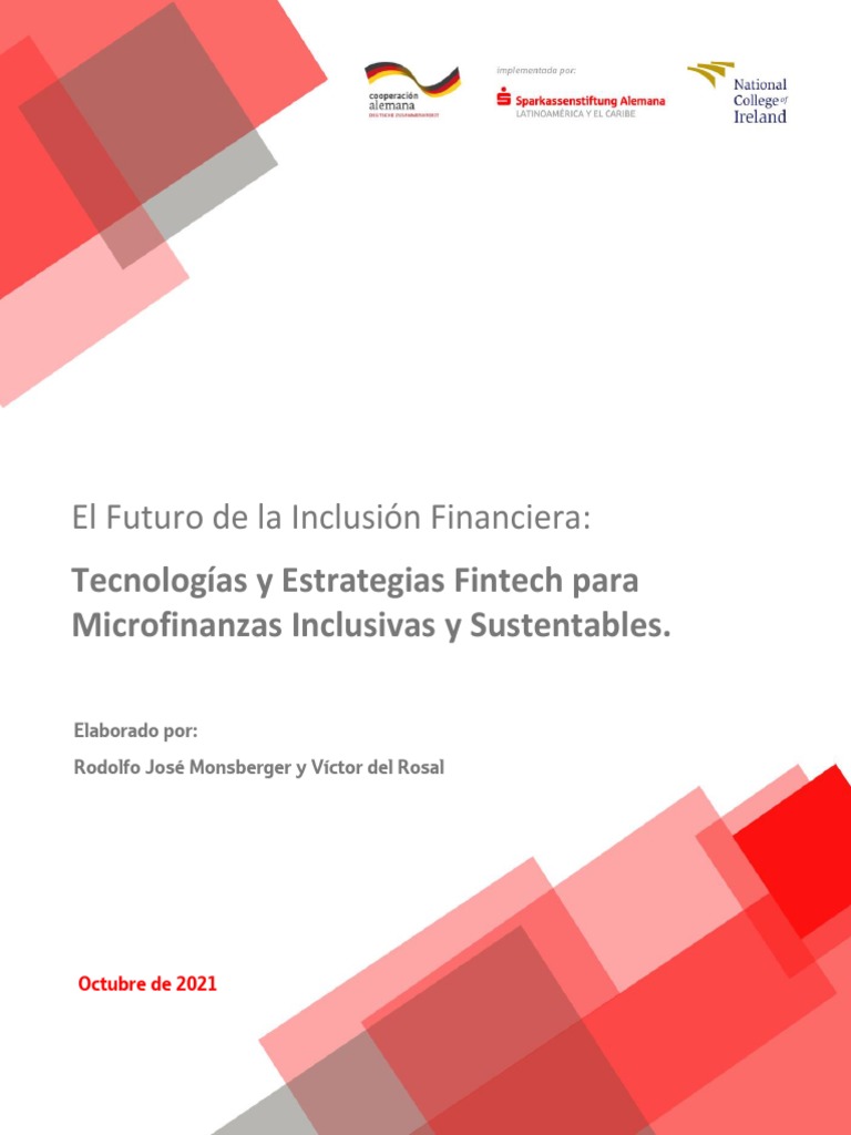 06 Tecnologías - y - Estrategias - Fintech - para - Microfinanzas - Inclusivas - y ...