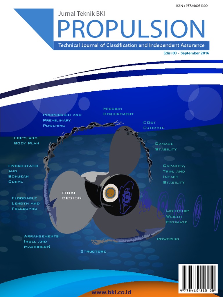 Propulsion Propulsion Propulsion Propulsion: Jurnal Teknik BKI Jurnal Teknik BKI | PDF
